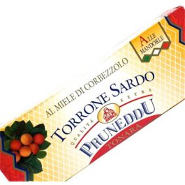 Torrone Sardo Nocciole 55% con Solo Miele Pruneddu 200gr