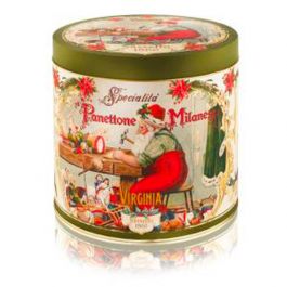 Mini Panettone Alto Virginia in Scatola Latta Natalizia 100gr